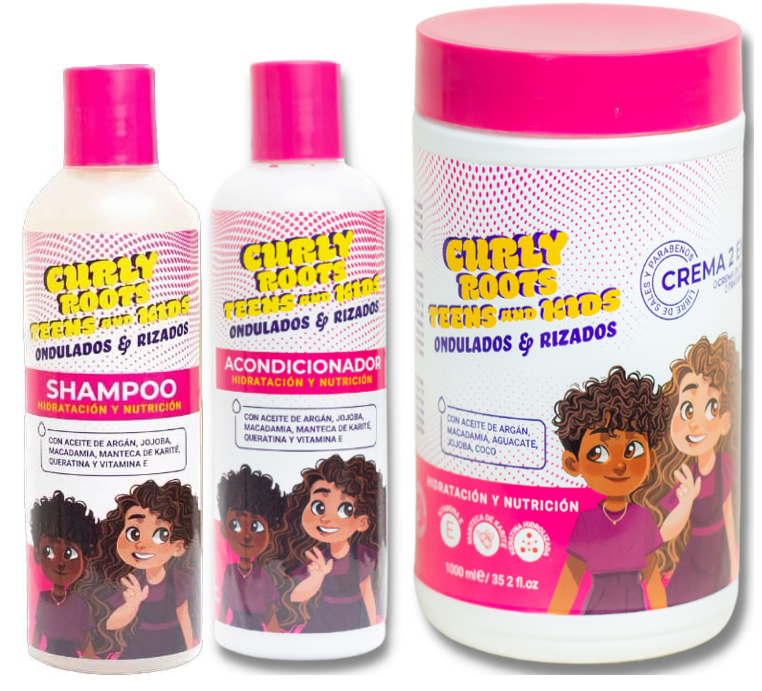 KIT CURLY ROOTS KIDS 1000 ML – Rincón Rizado